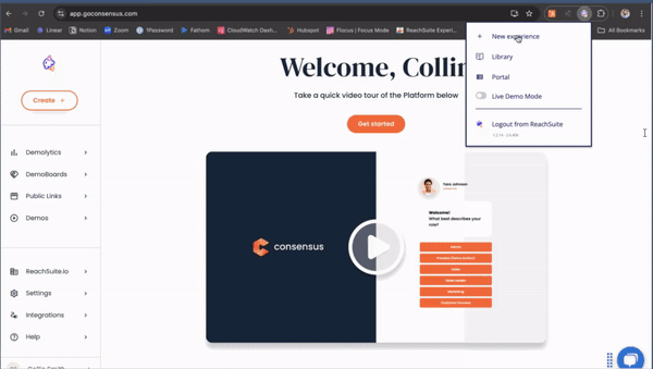 ReachSuite: Creating an Interactive Product Tour