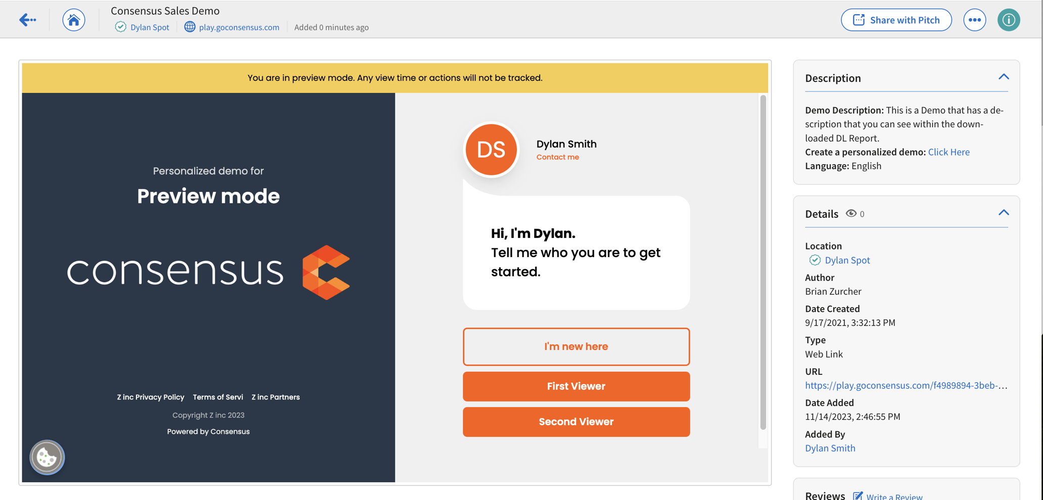How To Sync Consensus Demos with Highspot