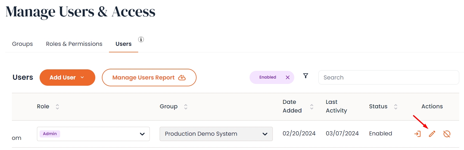 How to Add, Edit, or Enable/Disable Users in the Platform