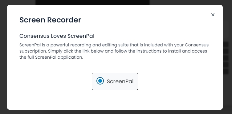 How to download the included Screen Recording tool ScreenPal (Formerly Screencast-O-Matic)