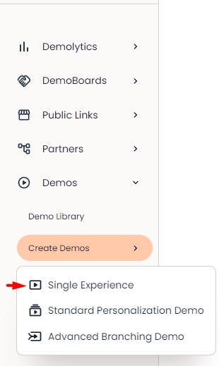 How to Create a Single Experience Demo